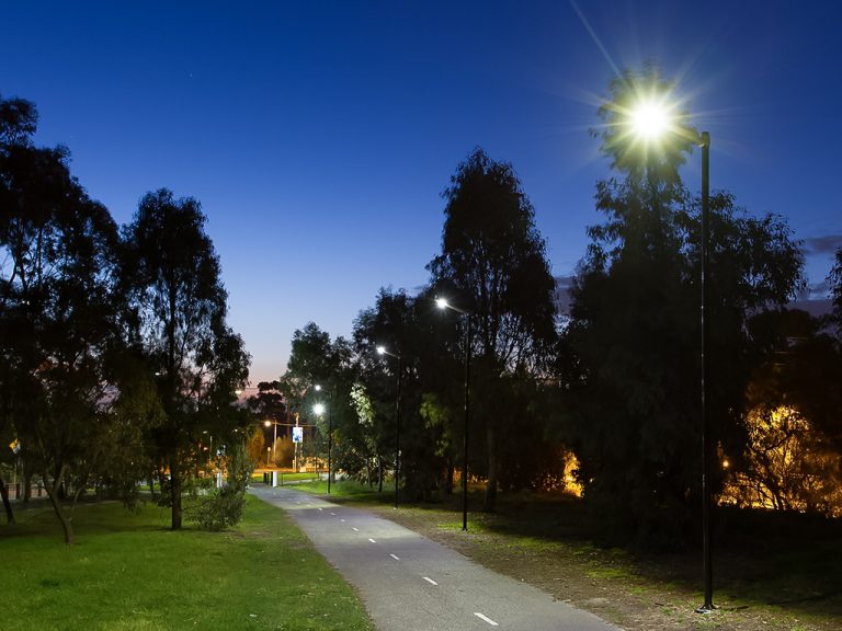 Shared Pathway Lighting for Capital Trail Shared Path | LEADSUN